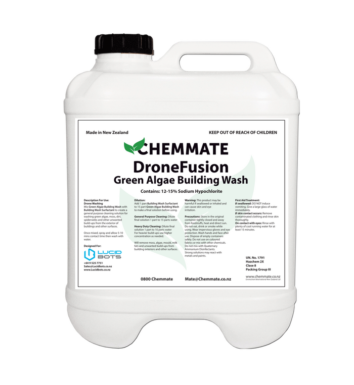DroneFusion Green Algae Building Wash